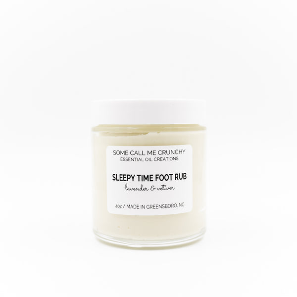 Sleepy Time Foot Rub - Some Call Me Crunchy